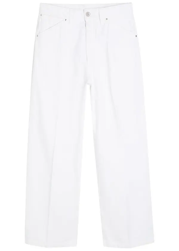 LEMAIRE Wide-leg Denim Jeans - White