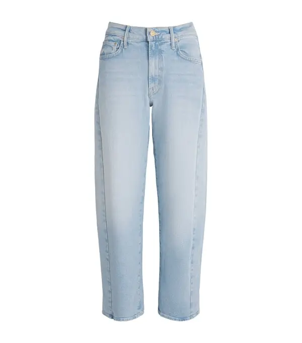 MOTHER The Mid-rise Half-pipe Wide-leg Jeans - Blue