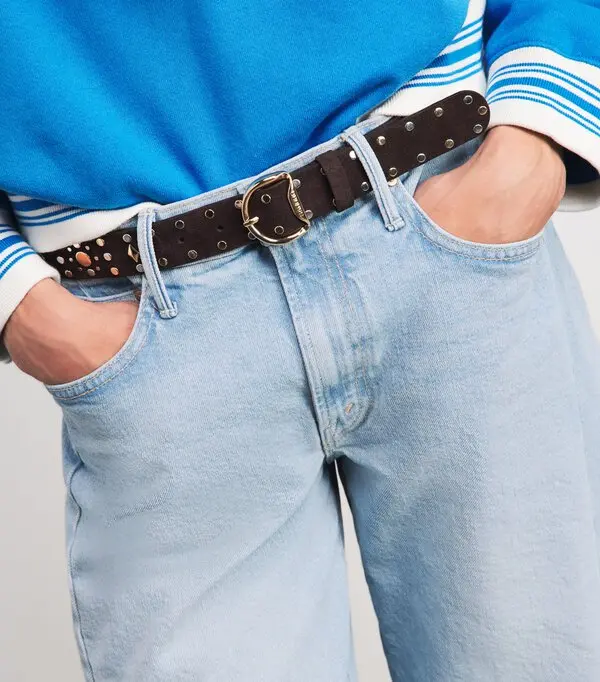 MOTHER The Mid-rise Half-pipe Wide-leg Jeans - Blue