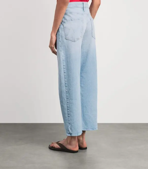 MOTHER The Mid-rise Half-pipe Wide-leg Jeans - Blue