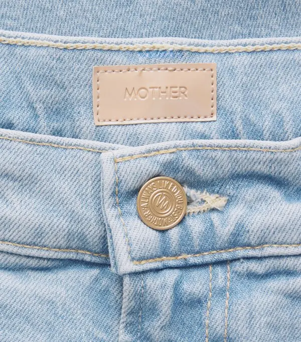 MOTHER The Mid-rise Half-pipe Wide-leg Jeans - Blue