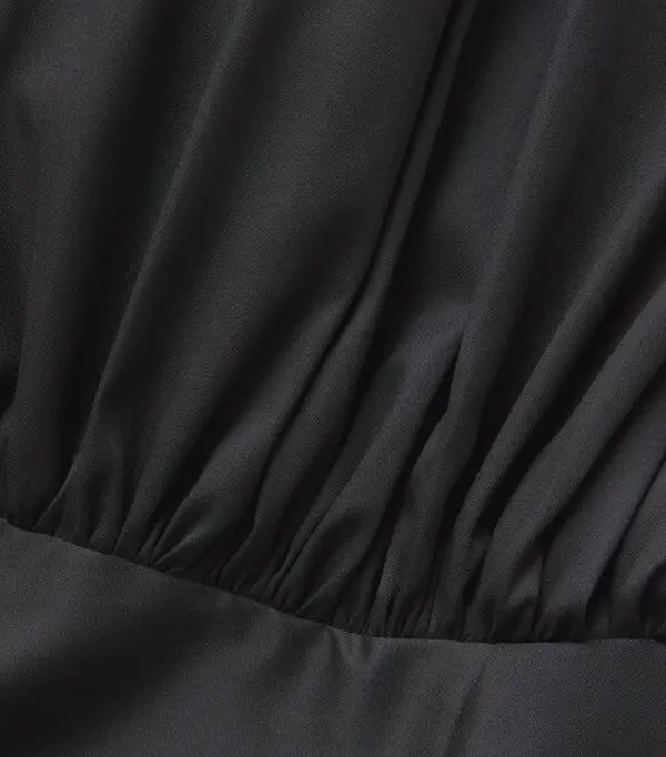RÓHE Virgin Wool-silk Peplum Top