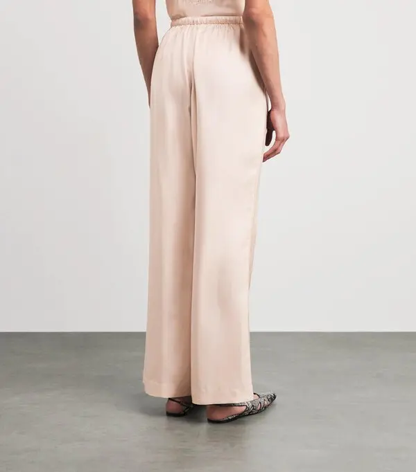 RÓHE Silk Relaxed Straight Trousers