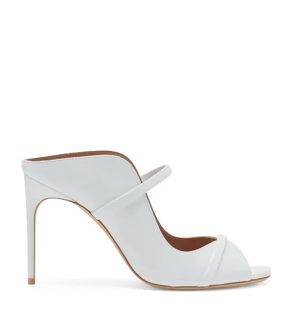 MALONE SOULIERS Nappa Leather Noah Heeled Sandals 90 - White