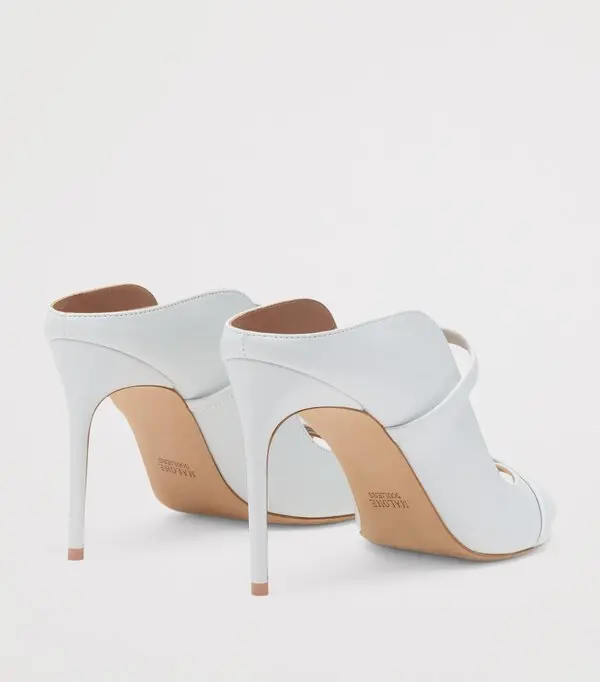 MALONE SOULIERS Nappa Leather Noah Heeled Sandals - White