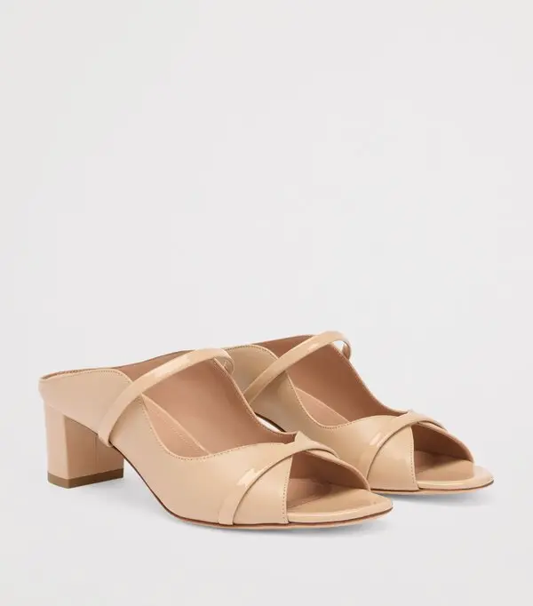 MALONE SOULIERS Nappa Leather Norah Heeled Sandals - Nude