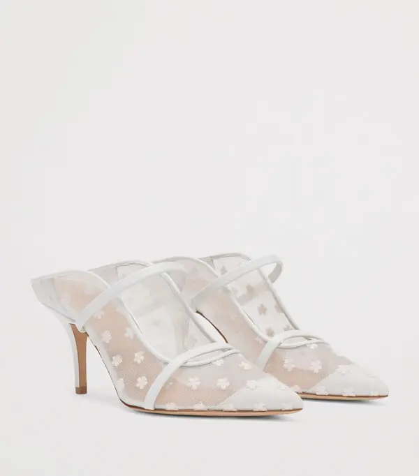 MALONE SOULIERS Maureen Mesh Mules 70 - White