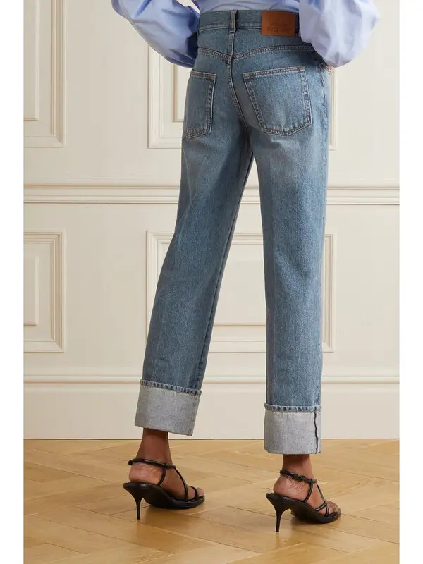 Alexander McQueen Mid-rise Straight-leg Jeans