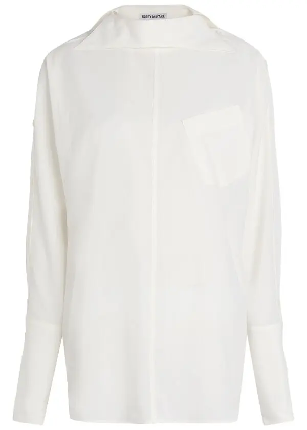Issey Miyake Odd Cotton Shirt - White
