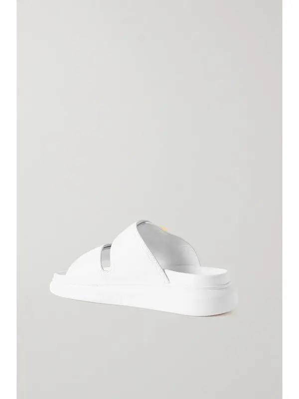 Alexander McQueen Leather Exaggerated Sole Sandals
