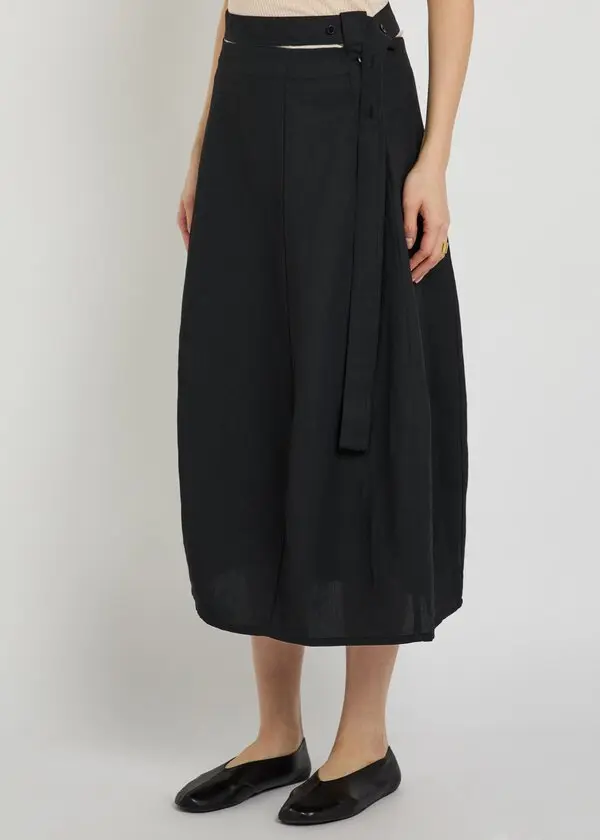 Studio Nicholson Belted Midi Skirt