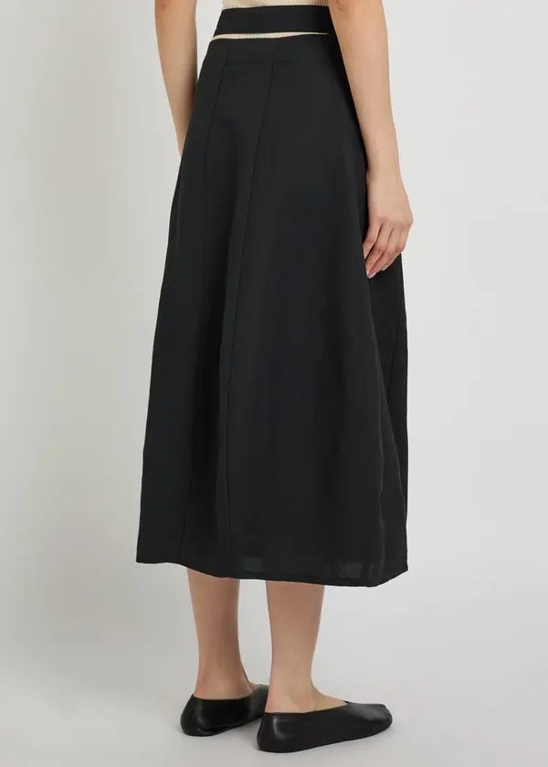 Studio Nicholson Belted Midi Skirt