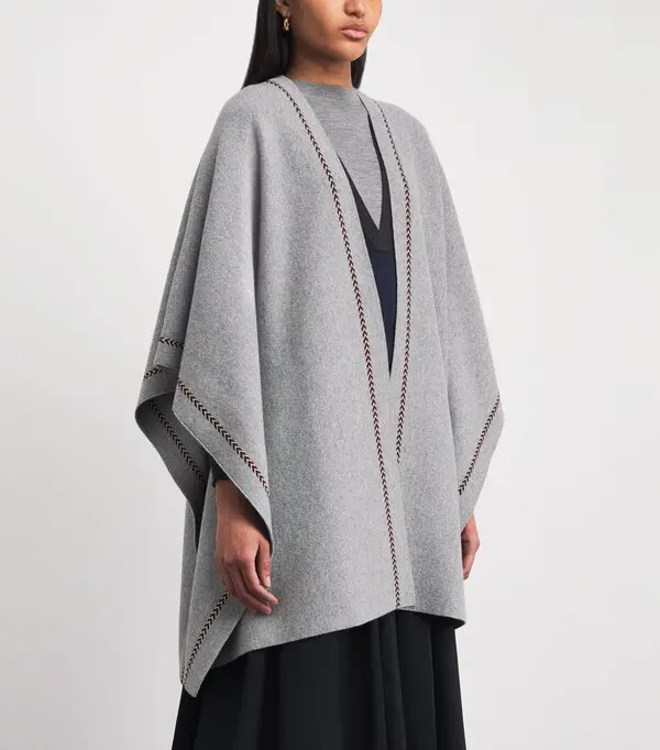 Johnstons Of Elgin Cashmere Hawk Poncho