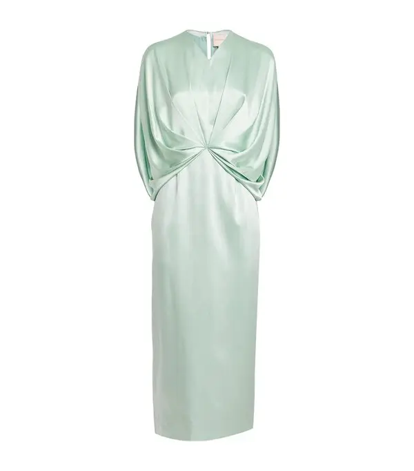 ROKSANDA Silk Tari Midi Dress - Green