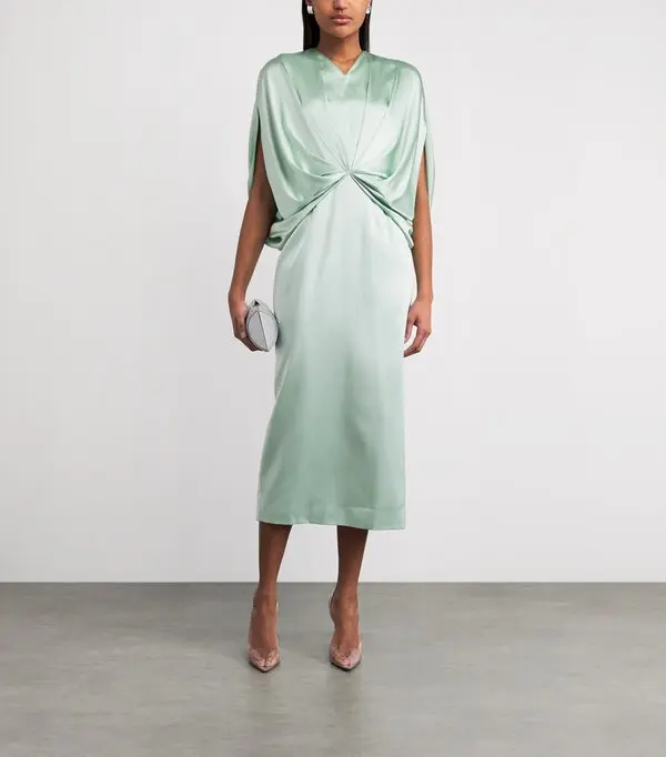 ROKSANDA Silk Tari Midi Dress