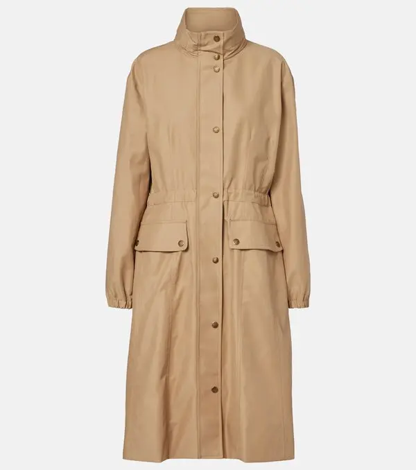 Moncler Rhododendron Technical Cotton-blend Parka - Beige