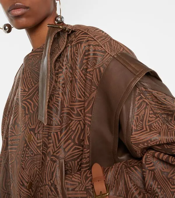 Isabel Marant Étoile Erine Belted Leather Jacket