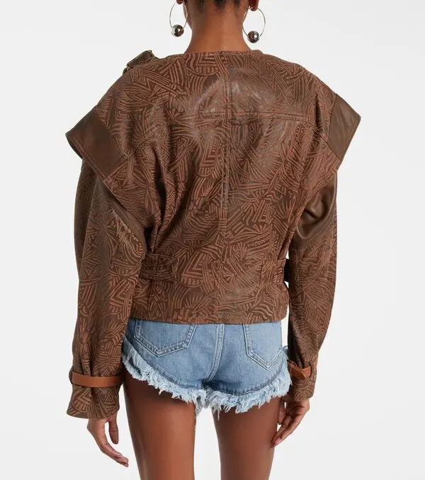 Isabel Marant Étoile Erine Belted Leather Jacket
