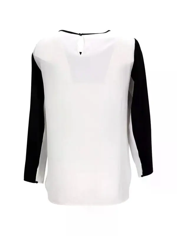Sandro Striped Silk Blouse