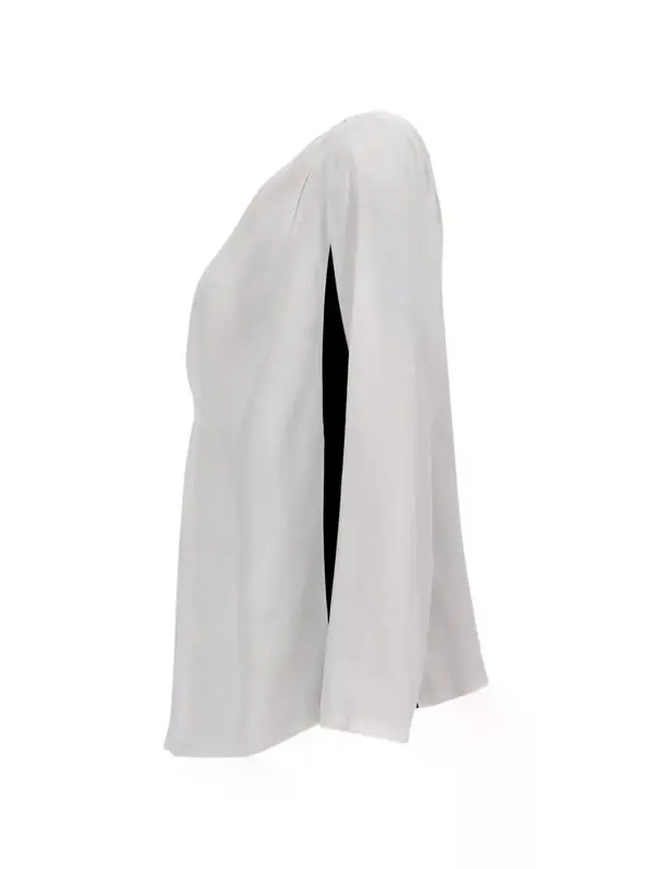 Sandro V-neck Long Sleeve Blouse