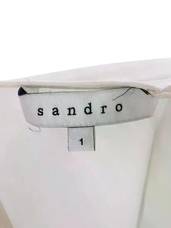 Sandro V-neck Long Sleeve Blouse