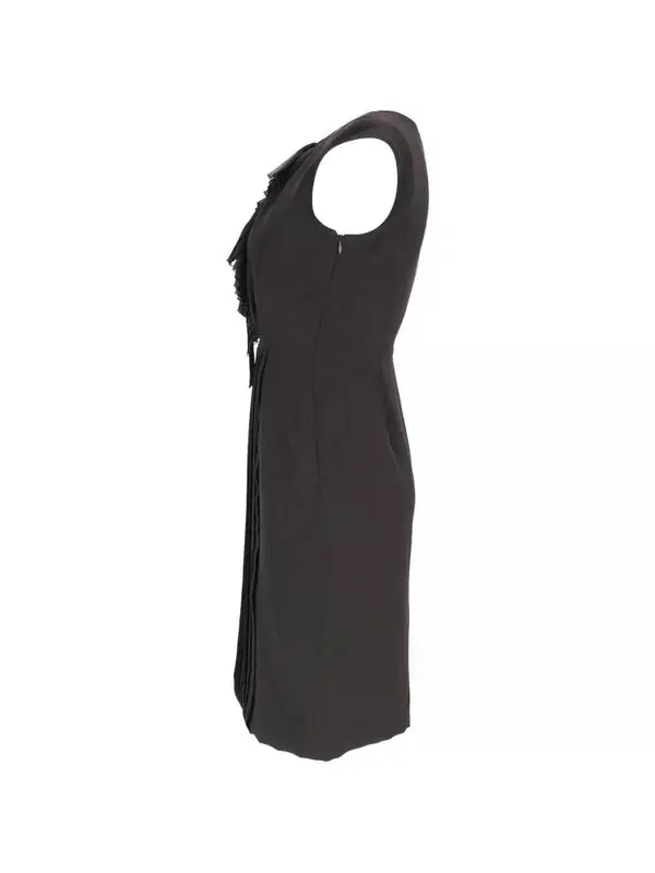 Max Mara Pleat-accent Midi Dress