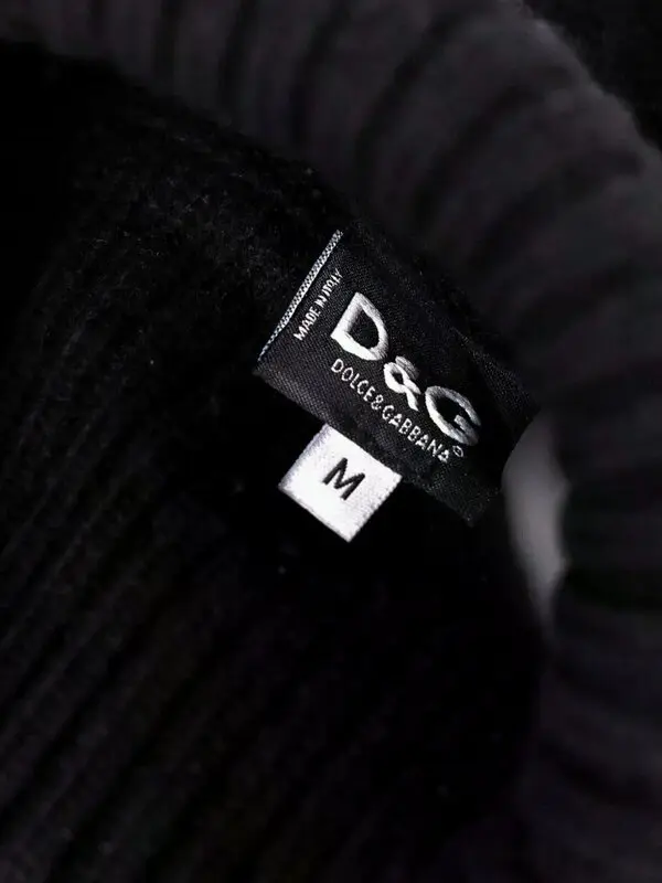 Dolce & Gabbana High-neck Embroidered Sweater