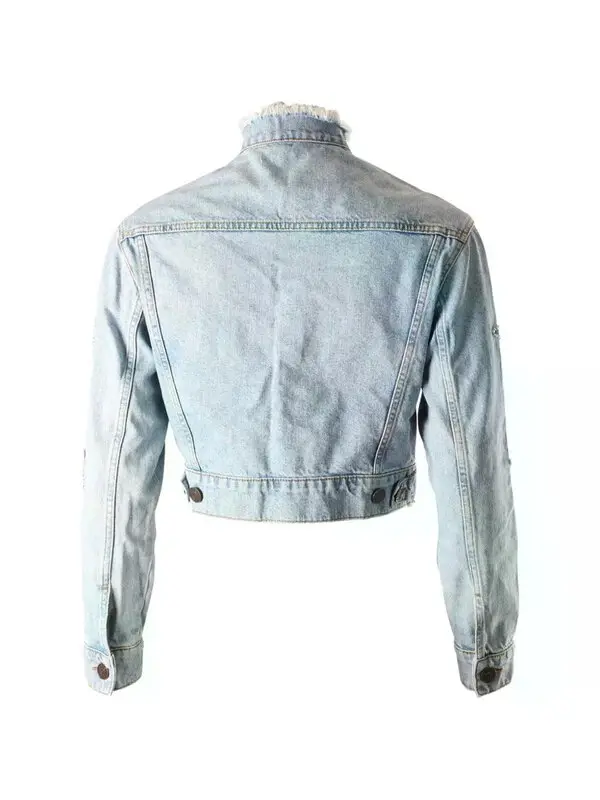 Sandro Star-embellished Denim Jacket