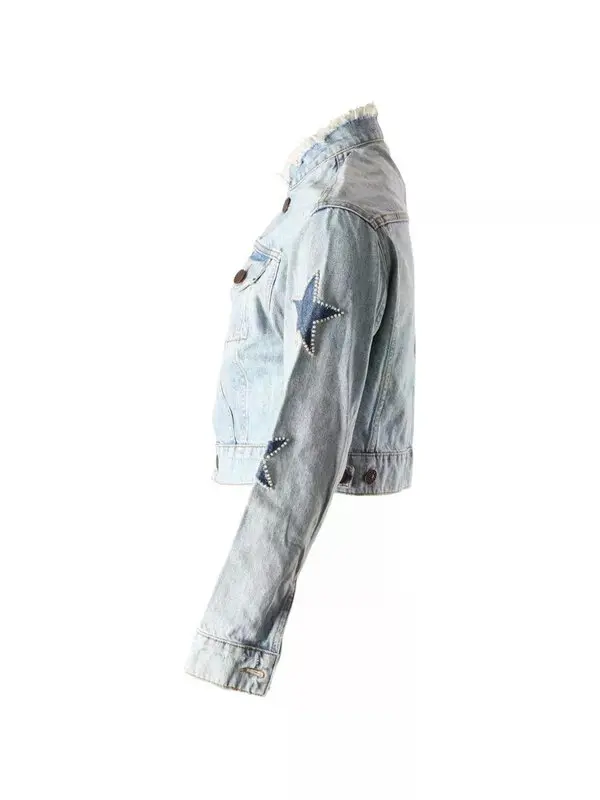 Sandro Star-embellished Denim Jacket