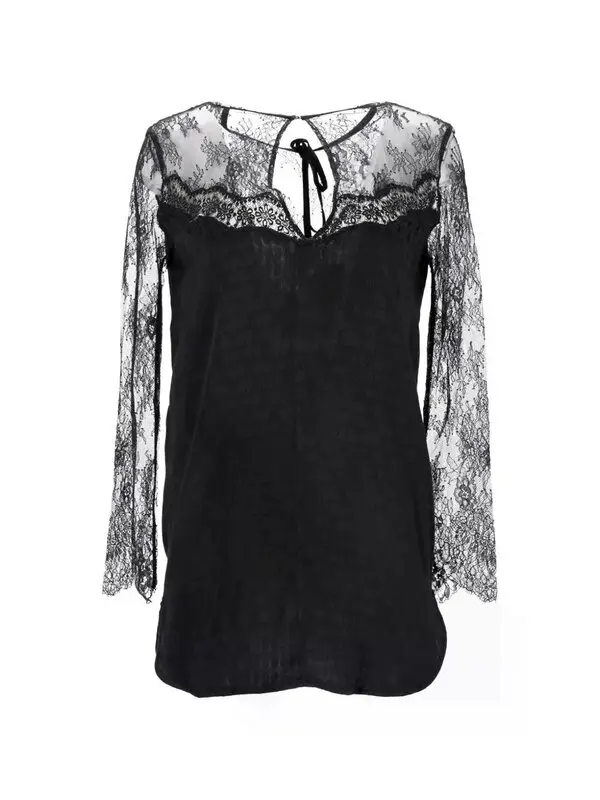 Sandro Lace-detail Blouse