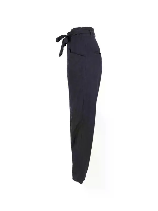 MARANT ETOILE Tie-waist Wool Trousers