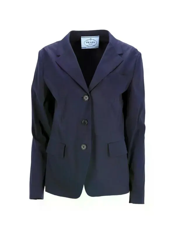 Prada Single-breasted Cotton Blazer