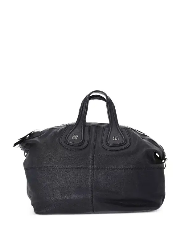 Givenchy Large Nightingale Leather Handbag - Black