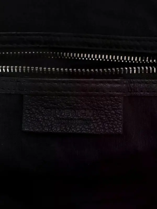 Givenchy Large Nightingale Leather Handbag - Black