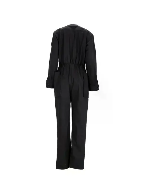 Saint Laurent Cotton Long-sleeve Jumpsuit