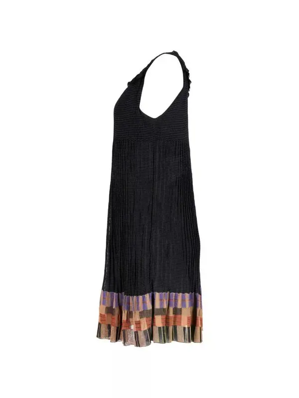 Missoni Shirred Pleated Mini Dress