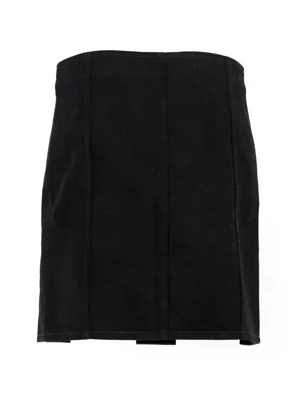 Givenchy Panelled Mini Skirt With Padlock Detail
