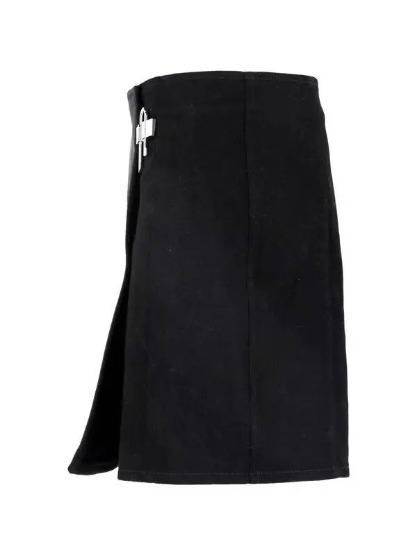 Givenchy Panelled Mini Skirt With Padlock Detail