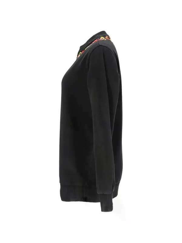 Givenchy Flower-embroidered Cotton Sweatshirt