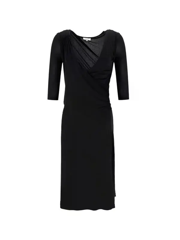 Etro Wrap-effect Ruched Midi Dress