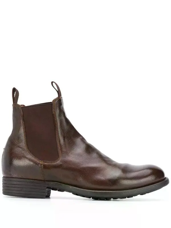 Officine Creative Leather Chelsea Boots