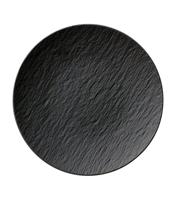 VILLEROY & BOCH Manufacture Rock Universal Coupe Plate - Black