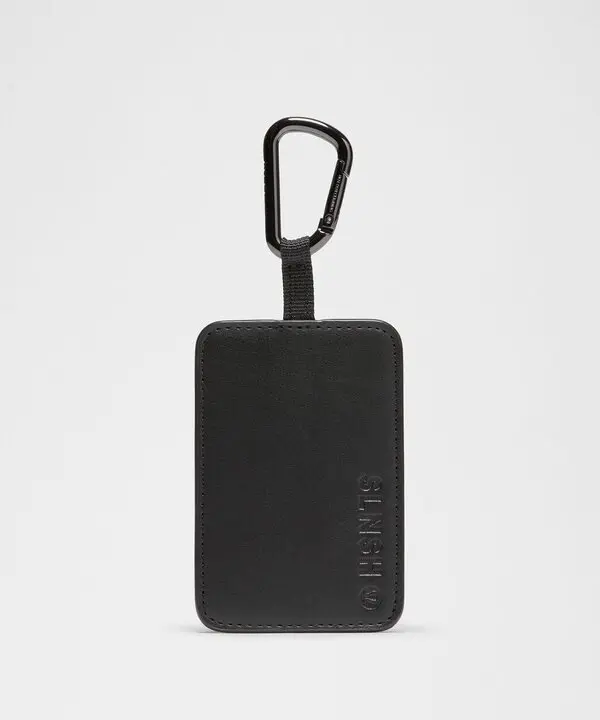 Lululemon Leather Alternative Tag - Black