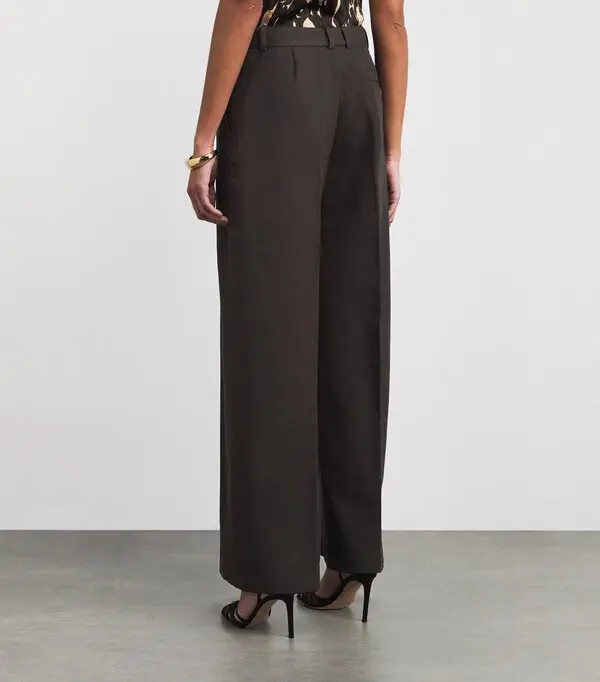 JOSEPH Stretch-gabardine Yukio Trousers - Brown
