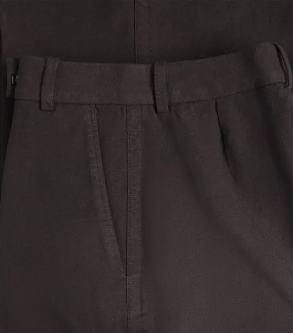 JOSEPH Stretch-gabardine Yukio Trousers - Brown