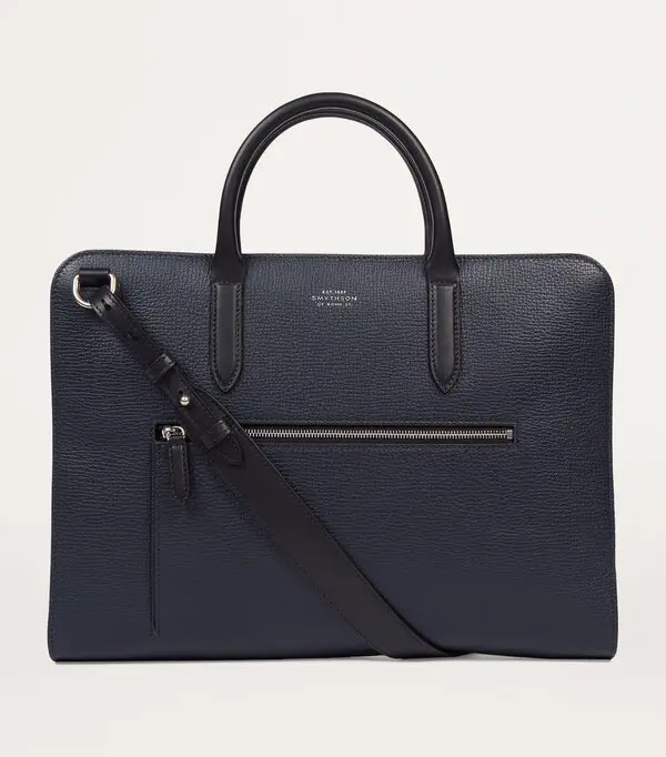 Smythson Leather Ultra Slim Briefcase