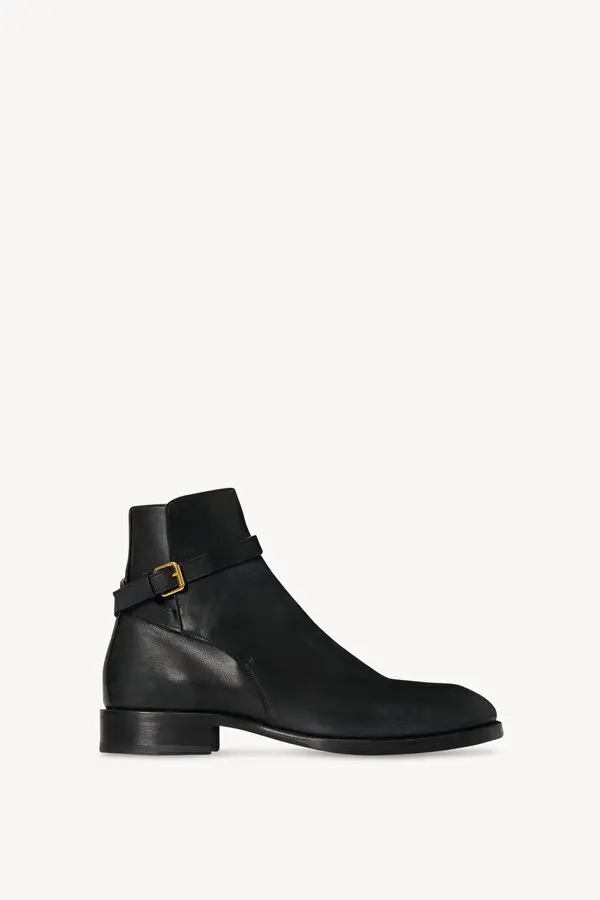 THE ROW Nobilis Buckle Bootie