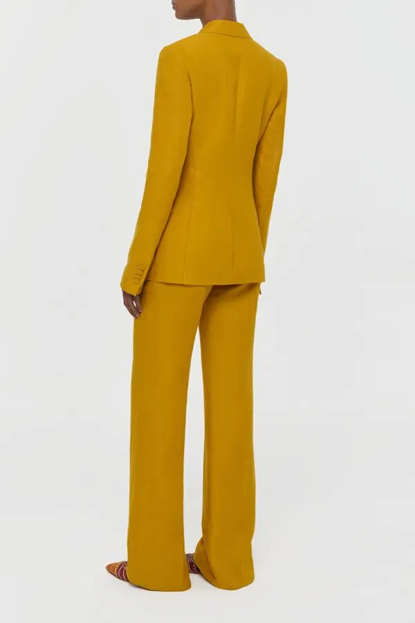 Gabriela Hearst Vesta Flare Pant - Wheat