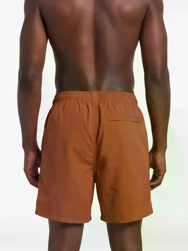 StÜssy Water Logo-print Shorts - Brown