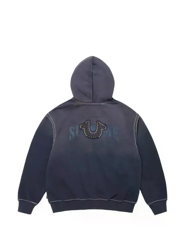 Supreme Zip-up Hoodie - Blue